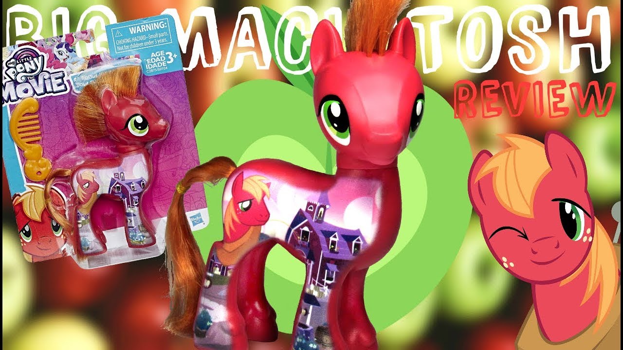 MLP | Big MacIntosh BOY BRUSHABLE?!? | All About Big MacIntosh My Little Pony Toy Review