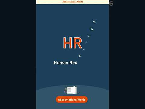 HR Abbreviation stands for, HR Abbreviation Full Form, What does HR mean - Abbreviations World