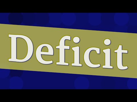 DEFICIT pronunciation • How to pronounce DEFICIT