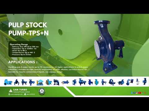 Paper Pulp Pump - Paper Pulp Processing Pump Latest Price ...