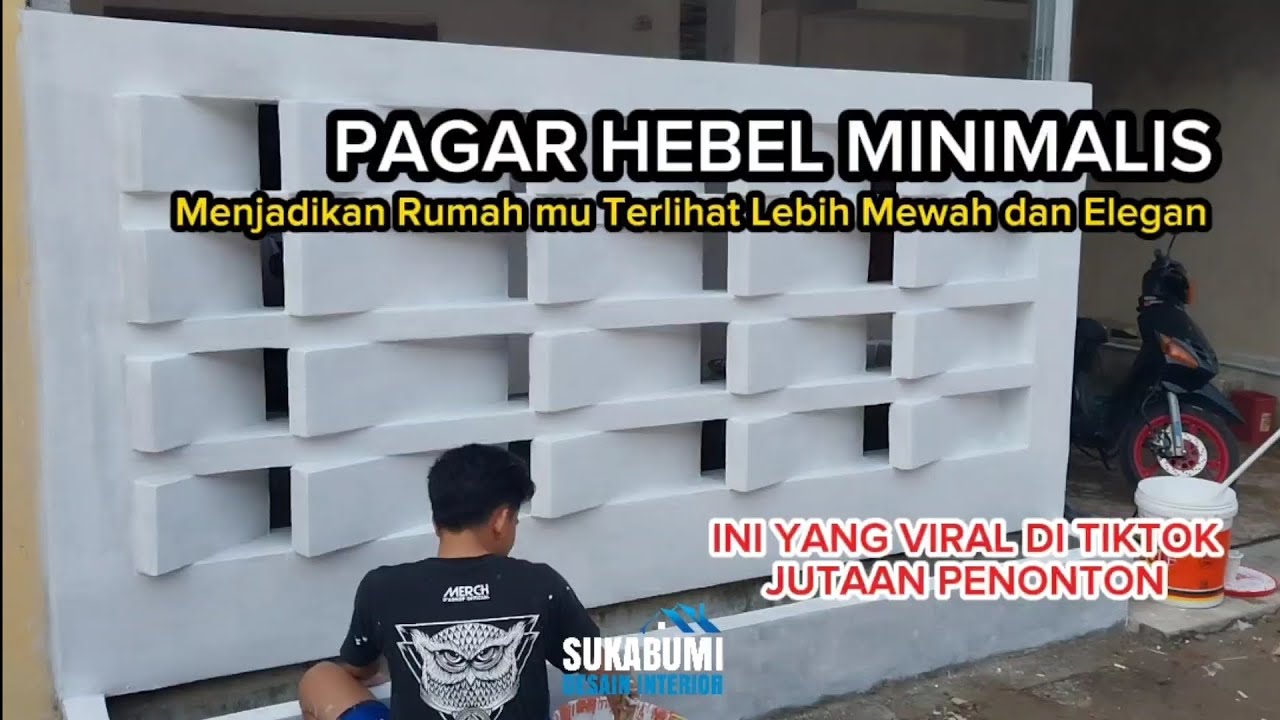 PAGAR HEBEL MINIMALIS DAN TERAS RUMAH MINIMALIS IMPIAN PARA IBU DIRUMAH