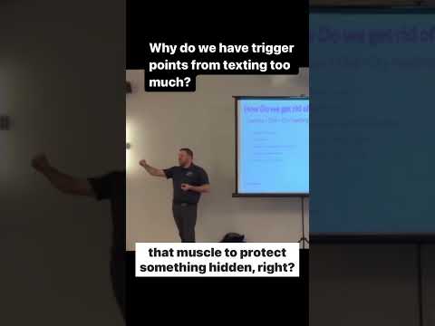 Why do we have trigger points in our muscles? Dr. Nick Sanders explains. #techneck #triggerpoint