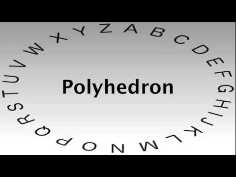 SAT Vocabulary Words and Definitions — Polyhedron