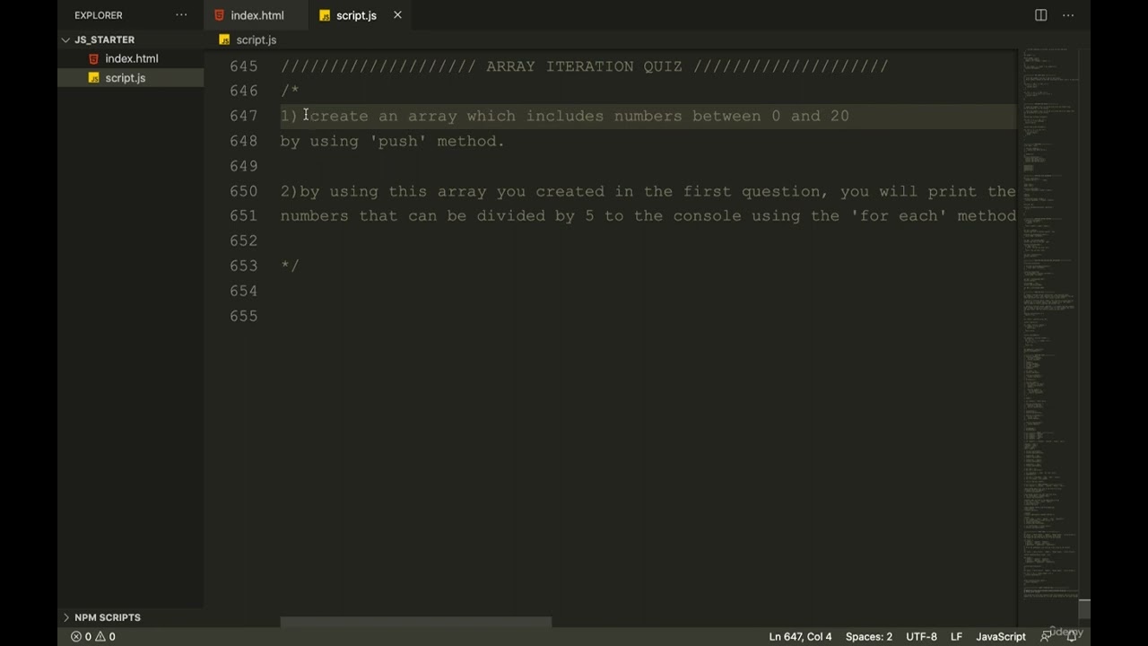 7  Javascript Array Iteration Quiz - (JAVASCRIPT ARRAYS) TUTORIAL FOR BEGINNERS