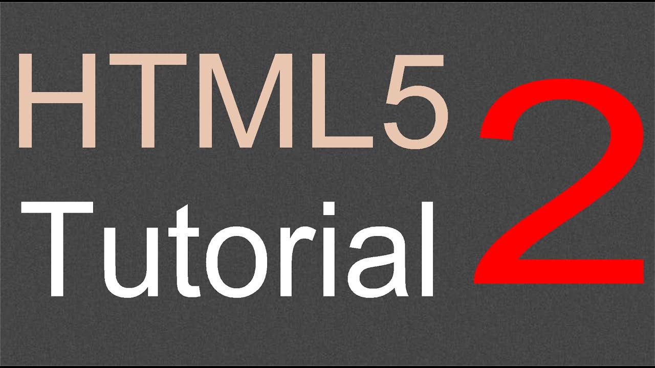HTML5 Tutorial for Beginners - 02 - Syntax changes Part 1