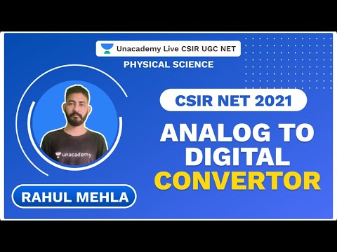 A/d and D/a Converters Video Lecture - CSIR NET Crash Course for Physical Science - CSIR NET ...
