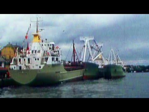 Skipsdåp MS Stokksund & MS Langenuen - Leirvik 1974