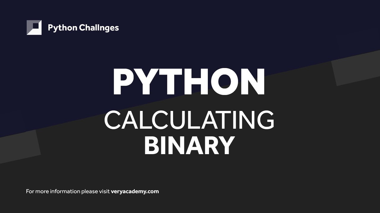 Python Challenge | Binary Numbers