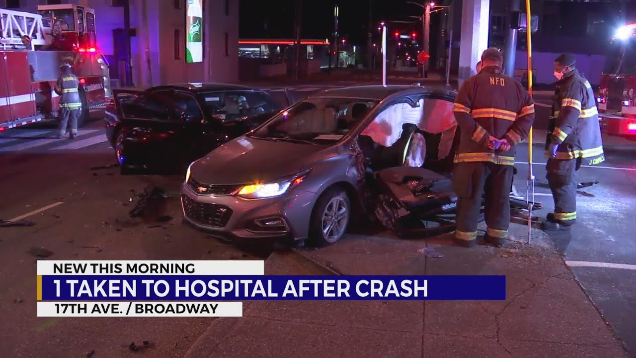 1 injured in crash at Midtown intersection