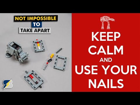 No, the LEGO UCS AT-AT is not impossible to take apart