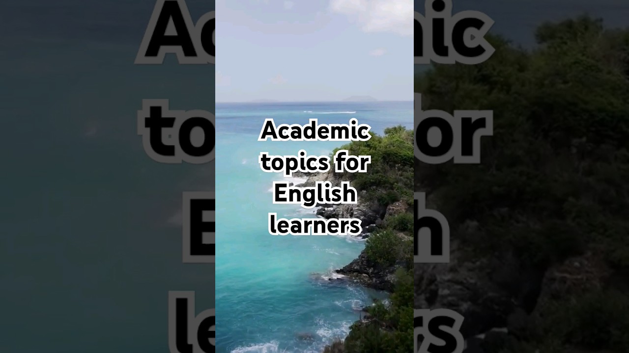 Ocean preservation Academic topics in English #ocean #climatechange #environment #academicenglish
