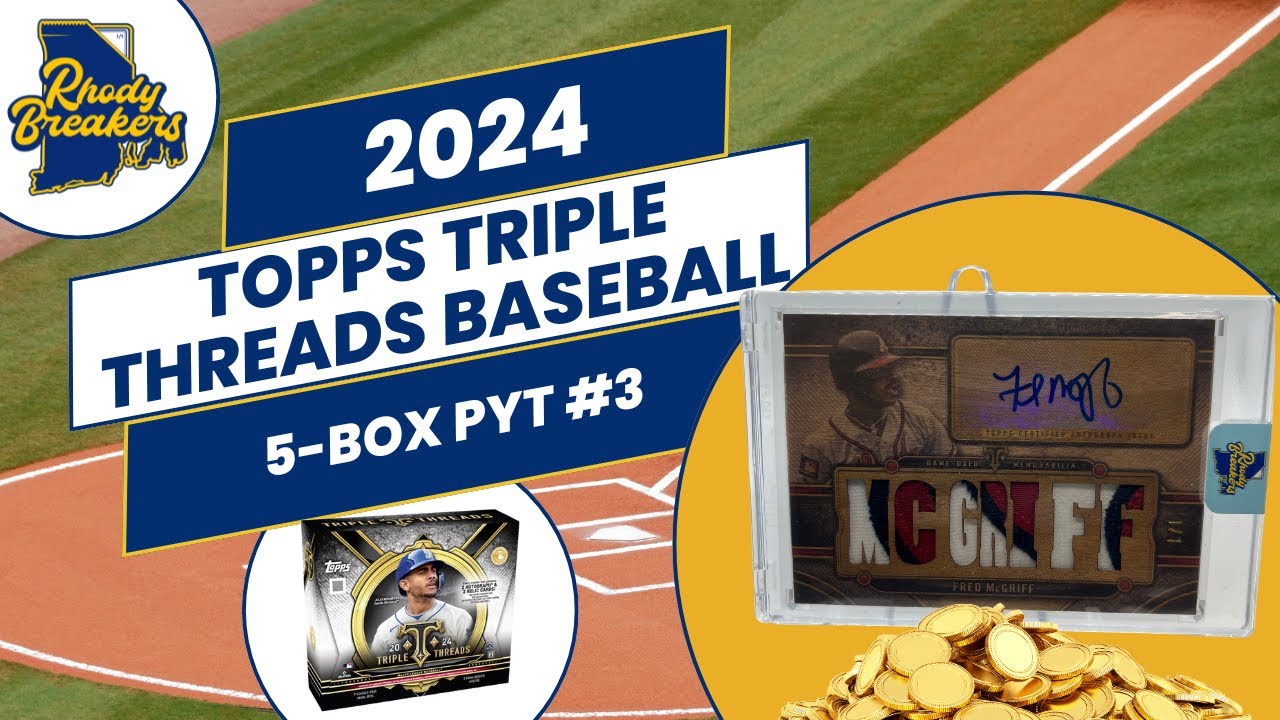 2024 Topps Triple Threads Baseball 5-Box PYT #3