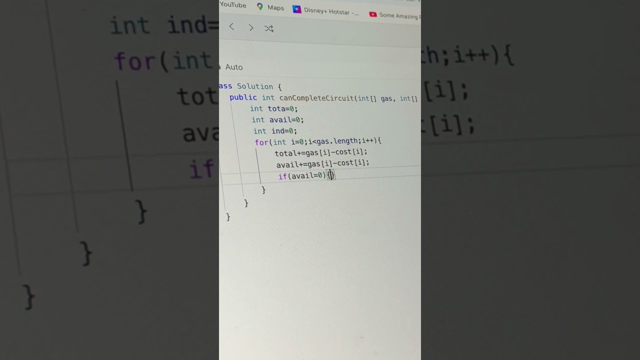 Day 246: Leetcode Problem #134 |#300daysofcode #leetcode #coding #java #problemsolving #programming