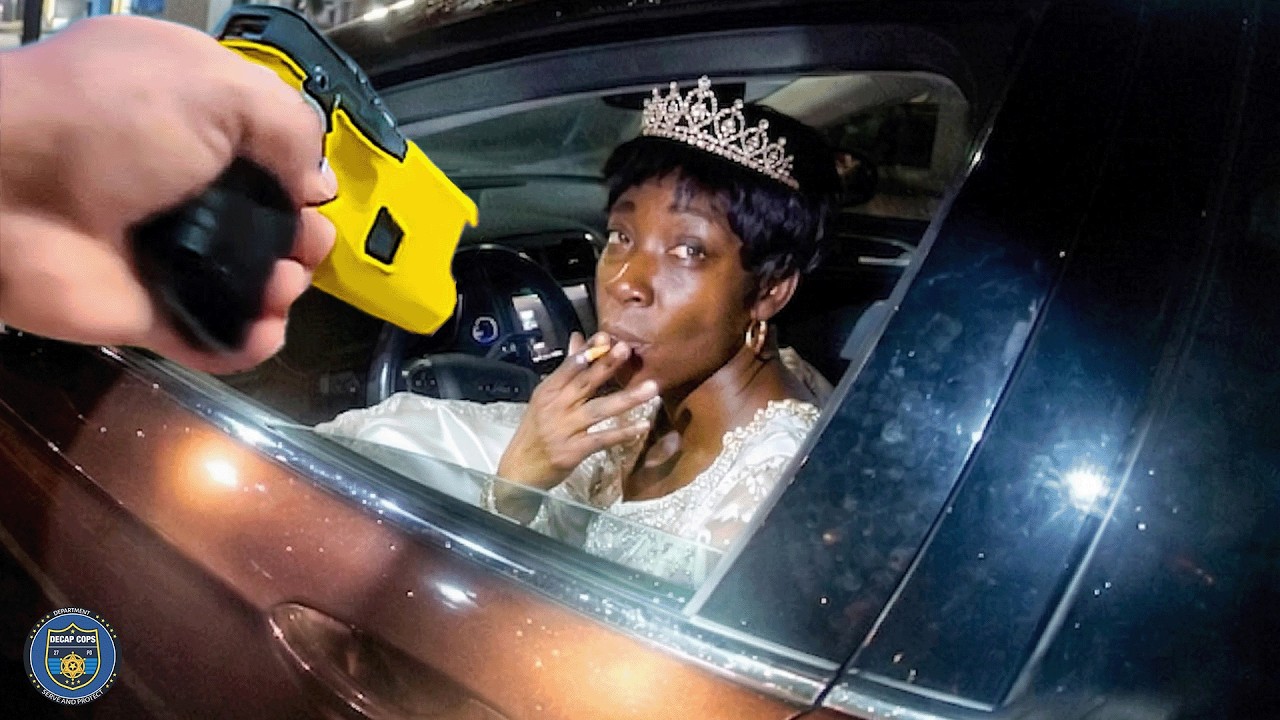 Karen Ignores Police During Traffic Stop Ends Badly | Karens Getting Arrested By Police