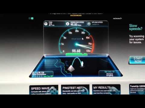 Charter ultra 100 speed test