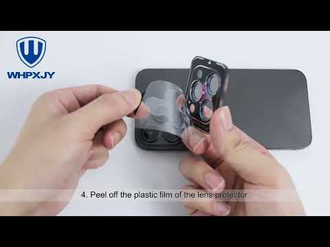 Installation Guide - iPhone 15 Pro Max Camera Lens Protector