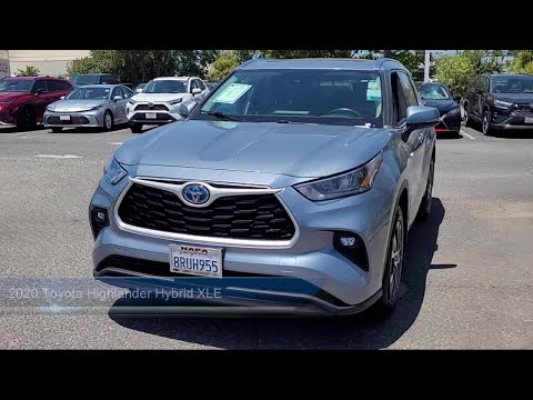 2020 Toyota Highlander Hybrid XLE Sport Utility Napa Vallejo Fairfield Petaluma Santa Rosa