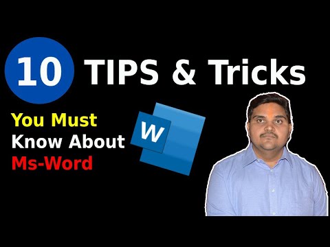 MS Word 28 tricks in Hindi | Magical secrets, tips and tricks of Microsoft Word | MS Word Tutorial