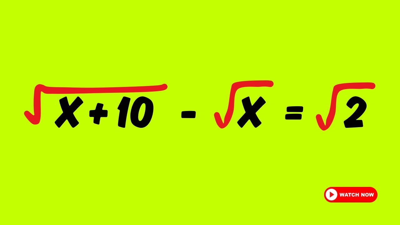 Engineering Math Problem That Few Can Solve