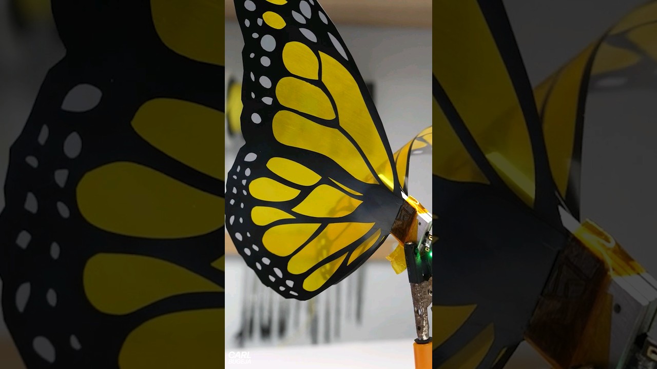 Butterfly Art with PCB Wings