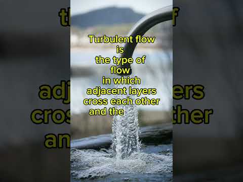 What do you mean by turbulent flow?
