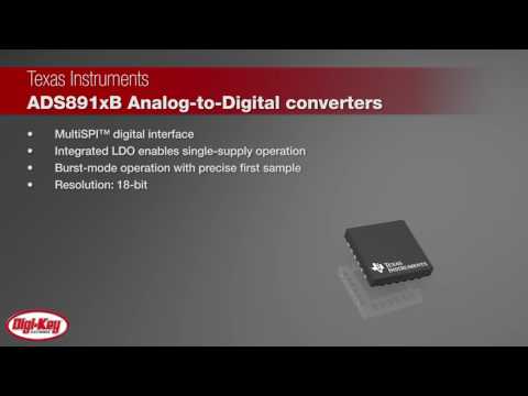 Texas Instruments ADS891xB Analog-to-Digital Converters | Digi-Key Daily
