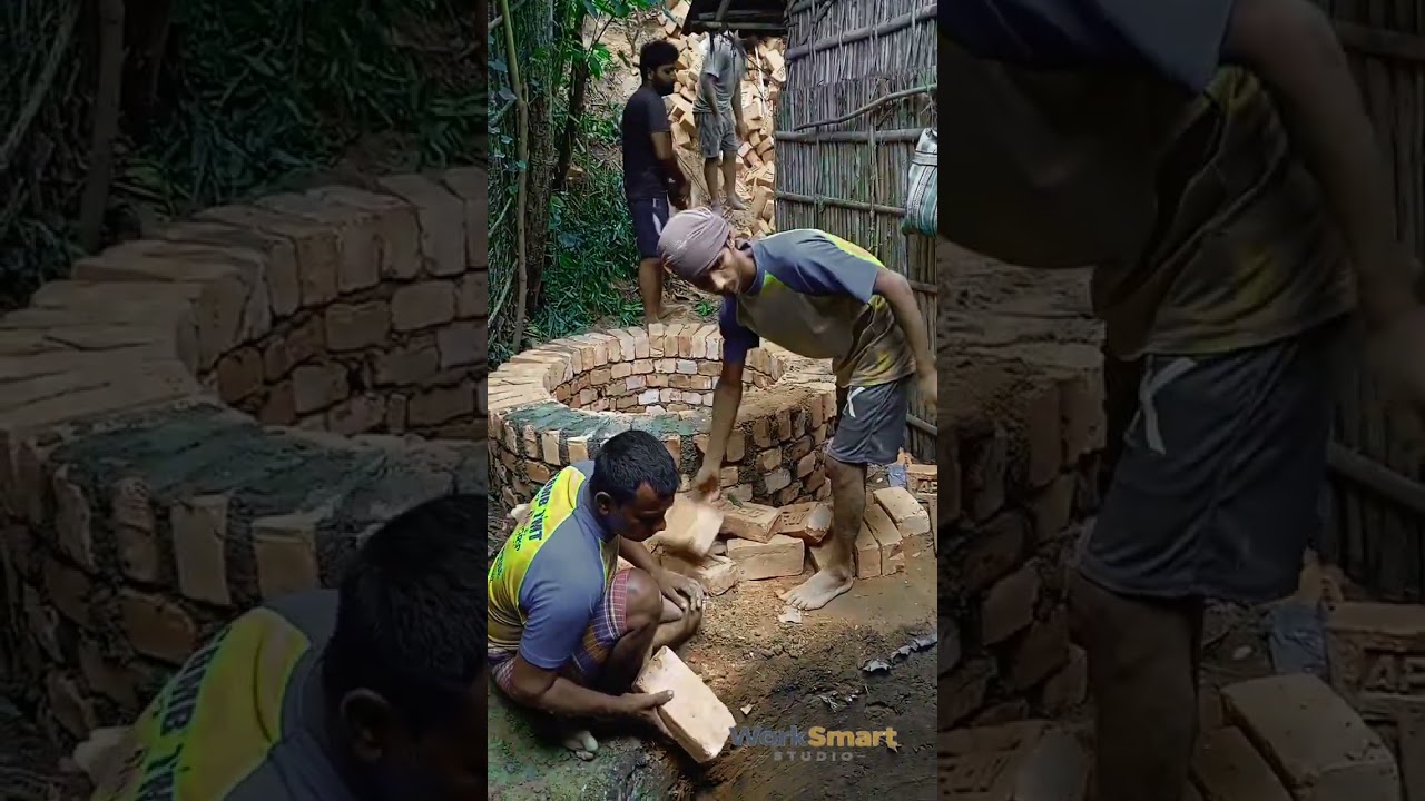 Well Construction Process : How Mason and Circular Brick System Work Together to Build Shaft Strong