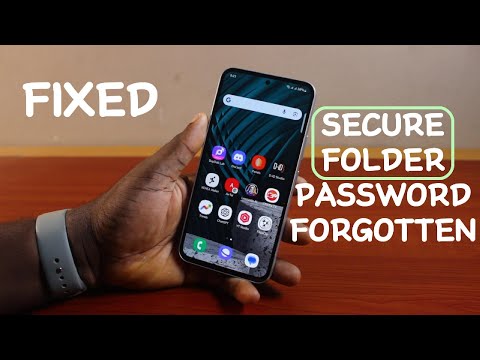 Secure Folder Samsung Forgot Password