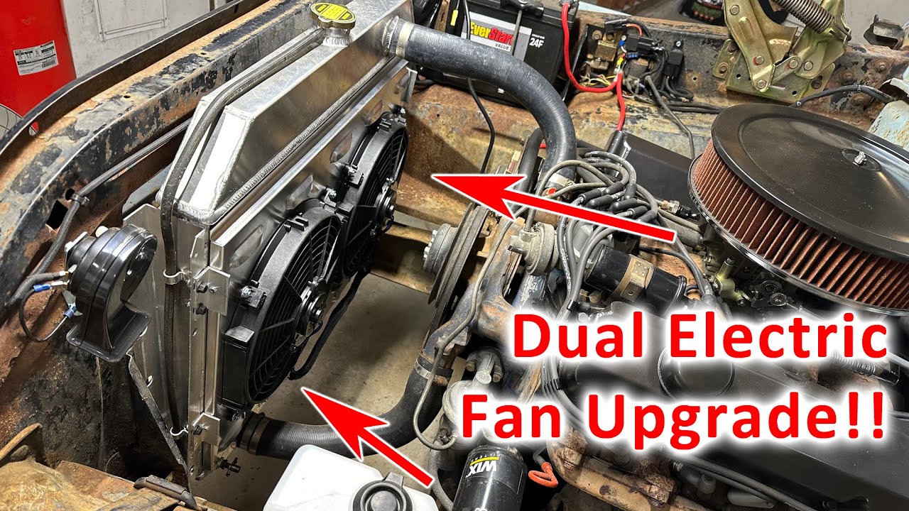 Upgrading to Dual Electric Radiator Fans in a F100