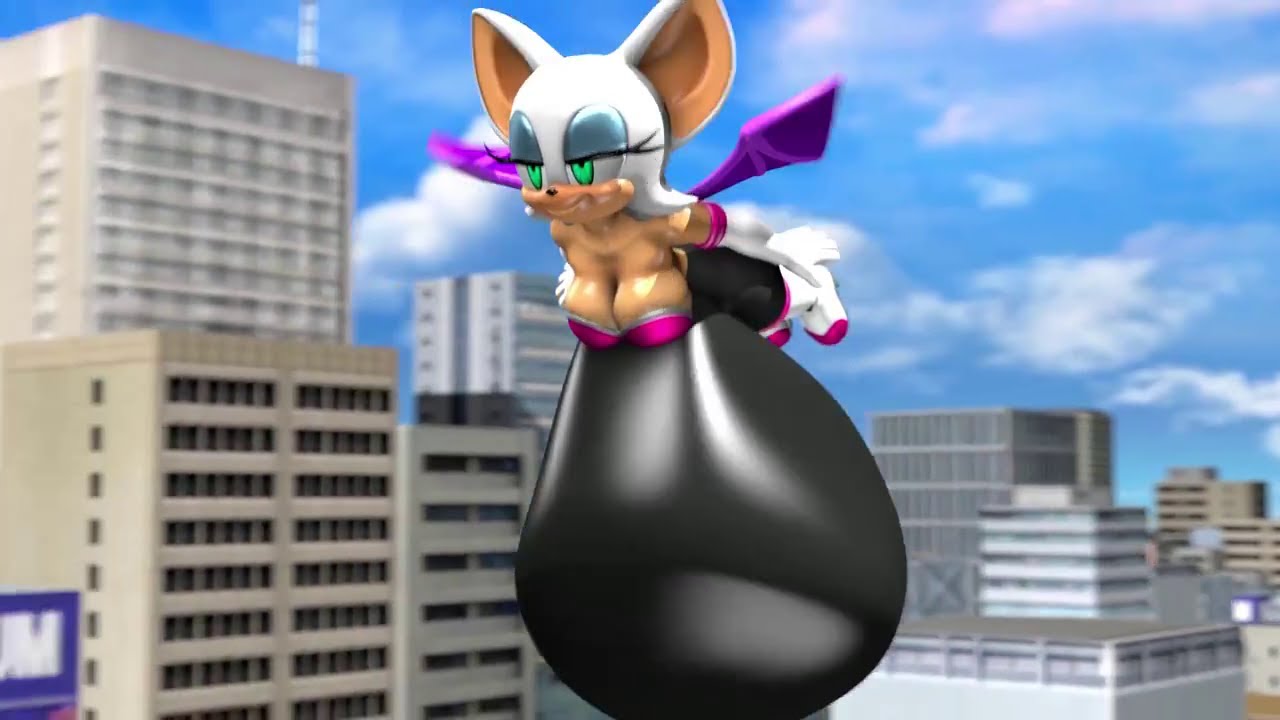 Vore animation Rouge Belly taxi (by Heymanand)