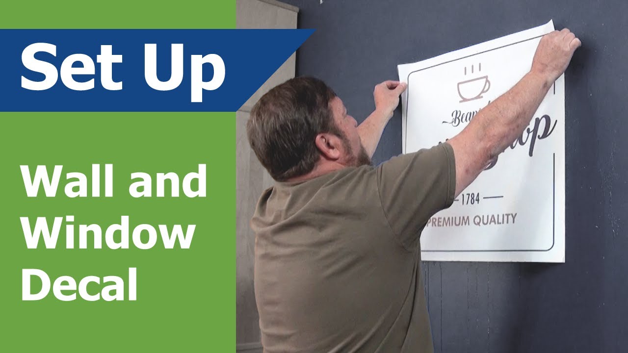 Wall and Window Decal: Application - (Vispronet)