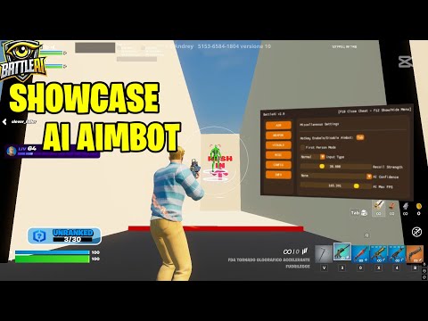 SHOWCASE AI AIMBOT FORNITE CHEAT like DMA — Custom Crosshair, UNDETECTED & insane FORTNITE clips
