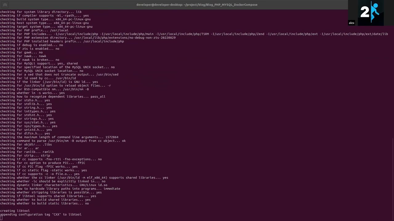 Docker compose PHP MySQL