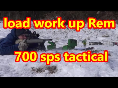 load work up 223 rem 700 tac powder choice target vids