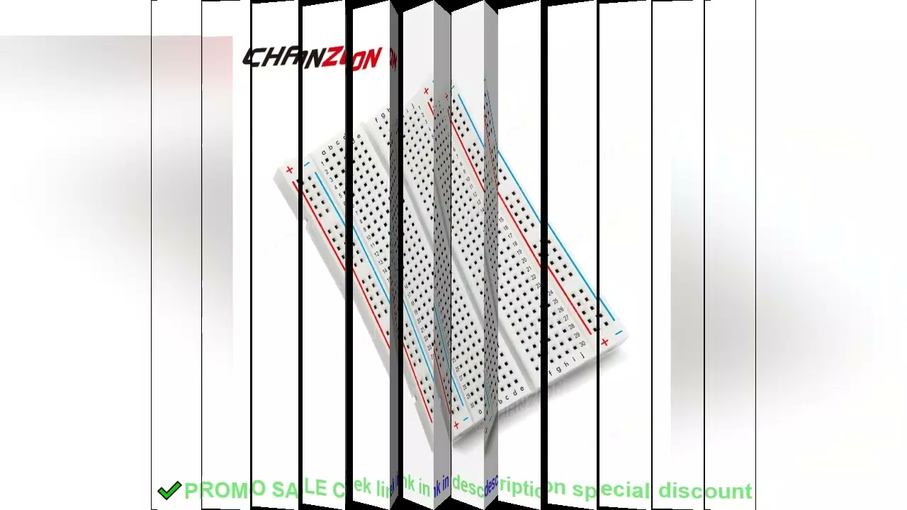 1pc Solderless Breadboard 400 Tie Points BB-801 Prototype Universal PCB Jumper Test Bread Board for