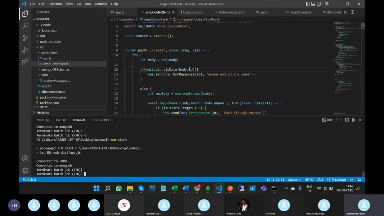 Part 16   npm validator in Node JS