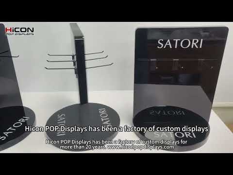countertop sock display stand made by Hicon POP Displays #displaystand #displayracks