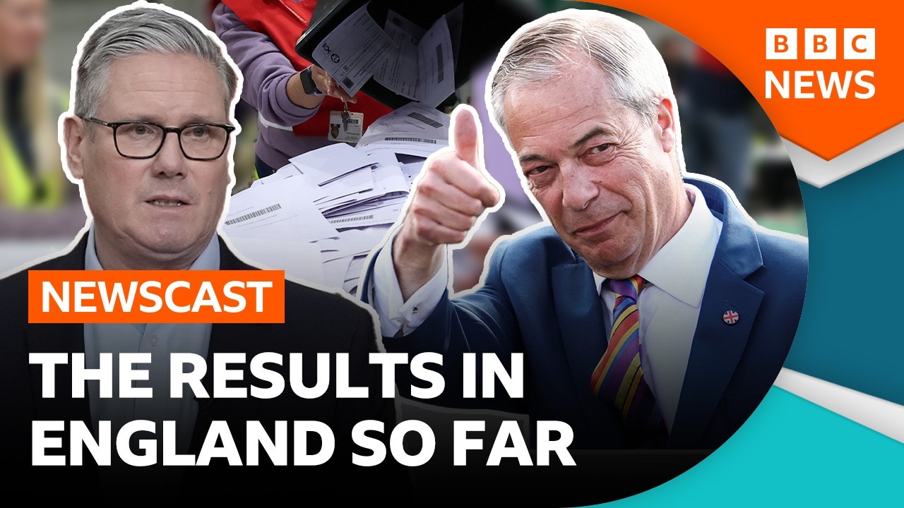 Reform gains and Labour losses – the election results so far | BBC Newscast
