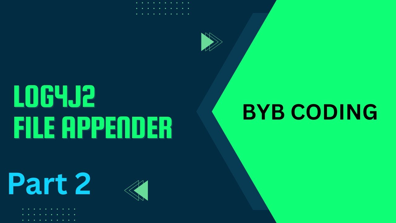 Part 2: Log4j2 File Appender Tutorial | Multiple Appenders, External Config & Java Logging Setup