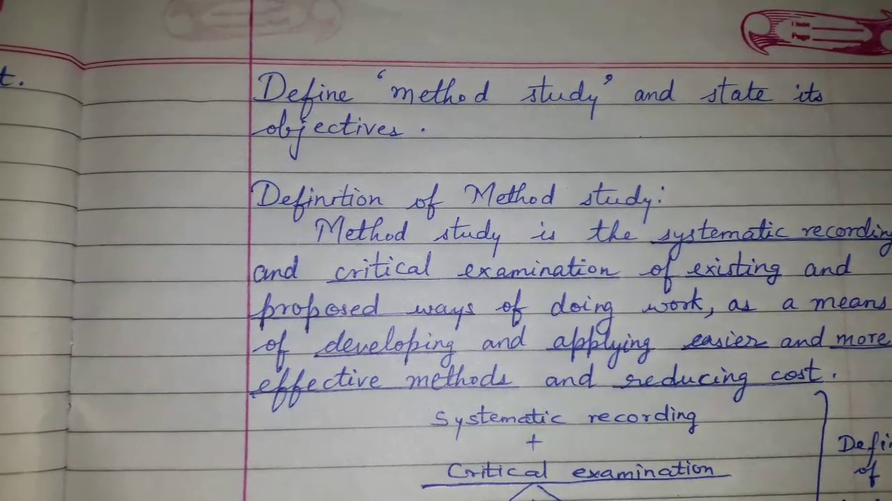 Method study definition and objectives... (#10kviews - #viralvideo)