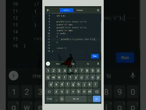 How to Print "Relation between Two Numbers, Greater" in C,C++ Compiler/Programming/Coding. #shorts