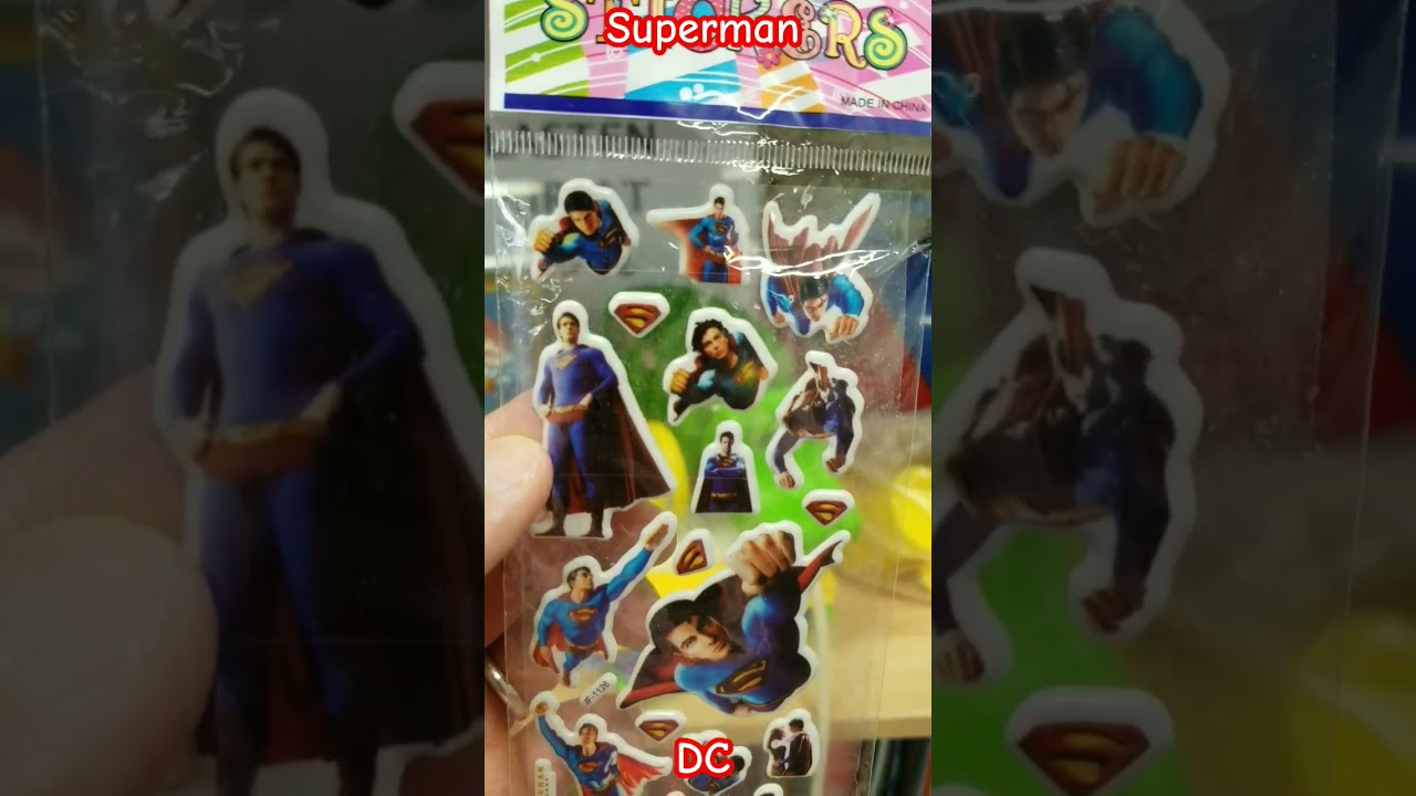 Superman stickers smallville Christopher Reeves, Brandon Roth, Tom Welling, etc.  DC