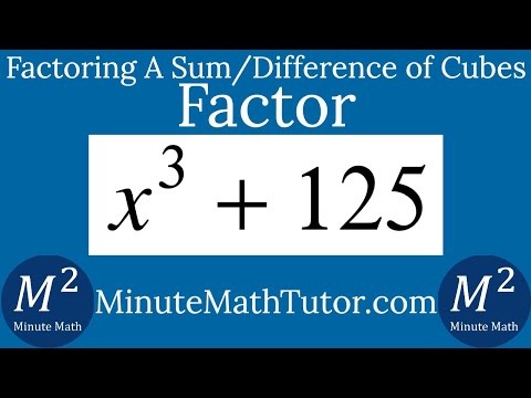 Factor Completely x^3+125