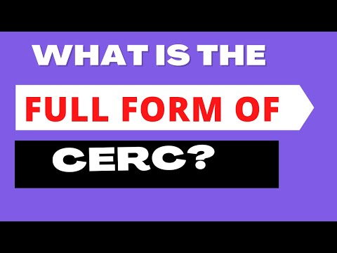 CERC FULL FORM PART (1116)