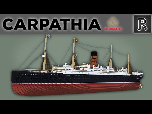 RMS Carpathia 1.8:1 Scale Minecraft Map