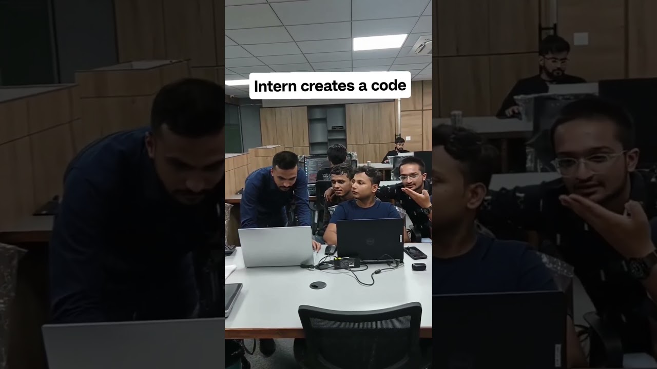 When an intern creates code that even the developer starts thinking about what he has done  #shorts