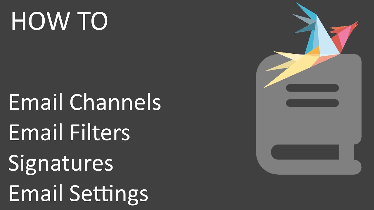 Email Channels, Filters, Signatures and Settings in Zammad