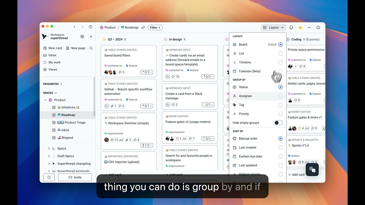 Superthread Boards Overview