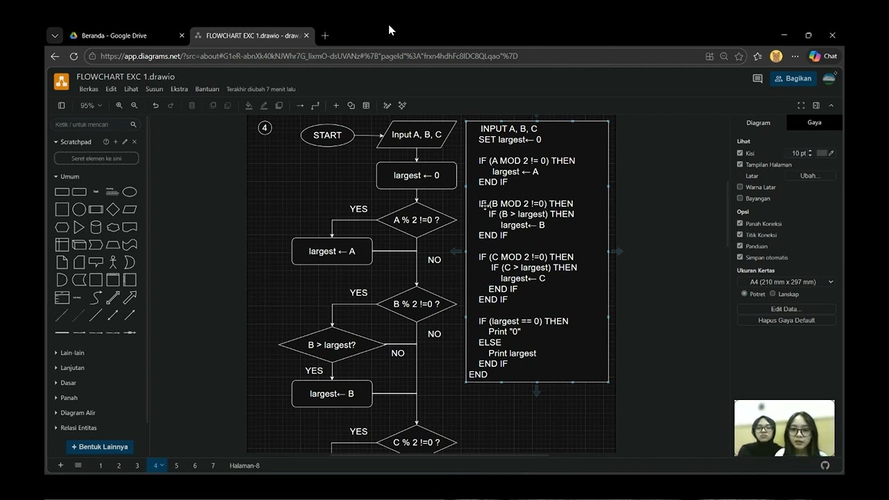 Algorithms and Programming – Assignment 01 Topic: Flowchart and Pseudocode