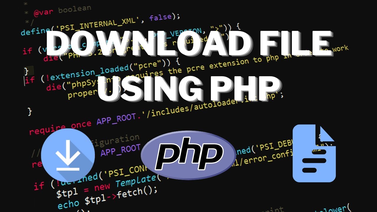 Download File Using PHP | PHP File Downloader | File Download With PHP | How To Download File In PHP